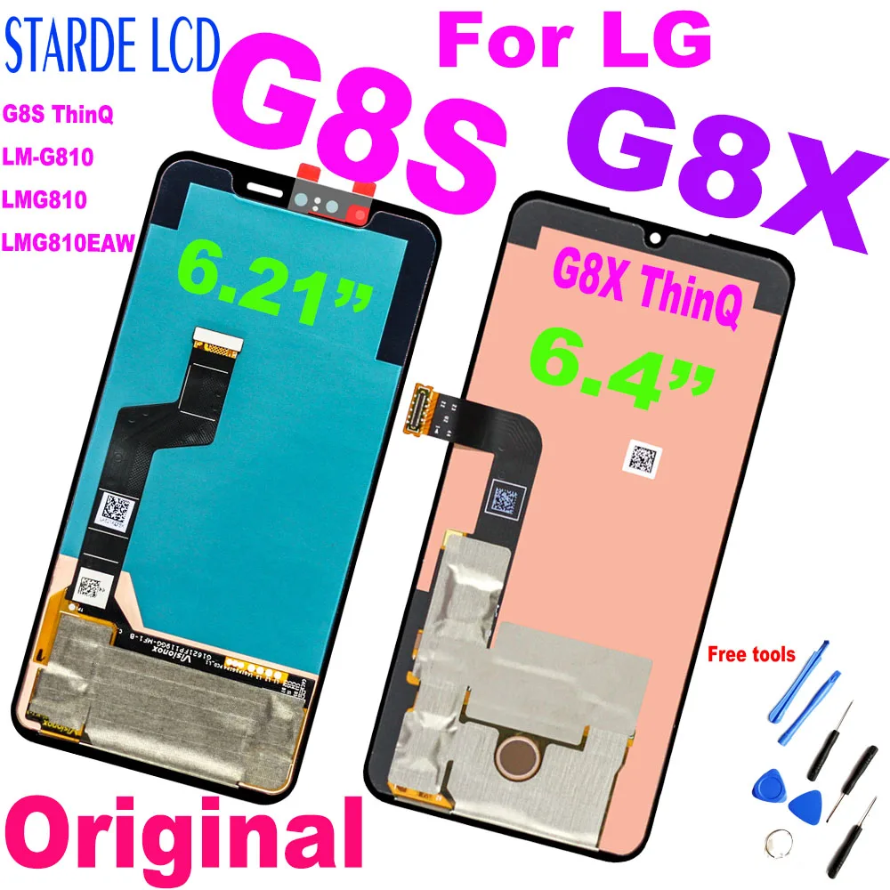 Original 6.4" For LG G8X ThinQ LCD Display Touch Screen Digitizer ...
