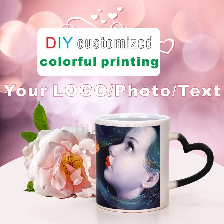 350ML-Magic-Mug-DIY-Hot-Water-Changing-Color-Ceramic-Cup-LOGO-Photo ...