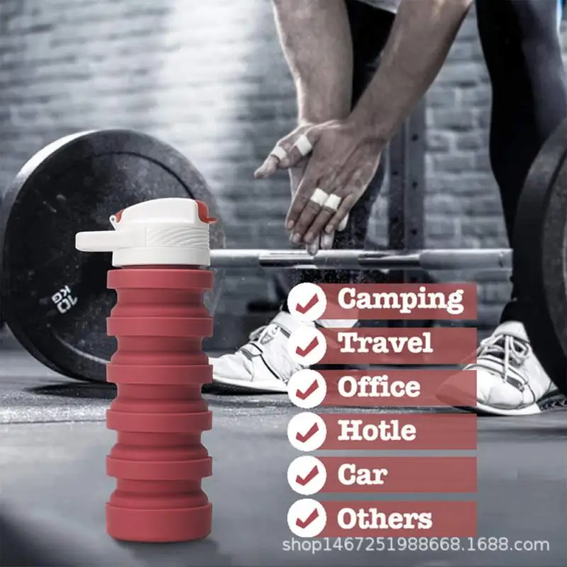 New-Style-Fashion-Portable-Silicone-Folding-Water-Bottle-Creative ...