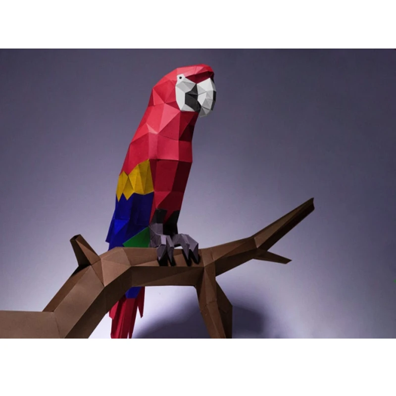 Easy Origami Macaw