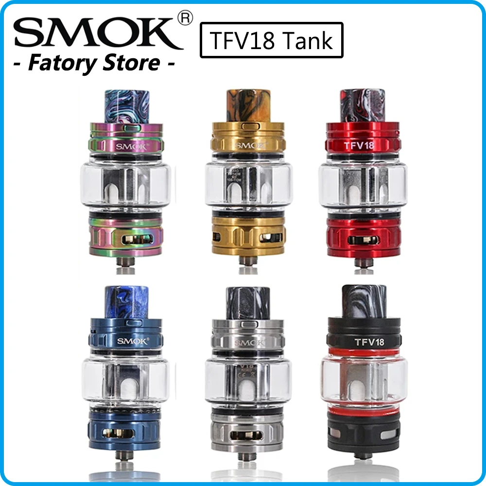 Original-SMOK-TFV18-Atomizer-Tank-7-5ml-DL-RDL-Vape-Electronic ...