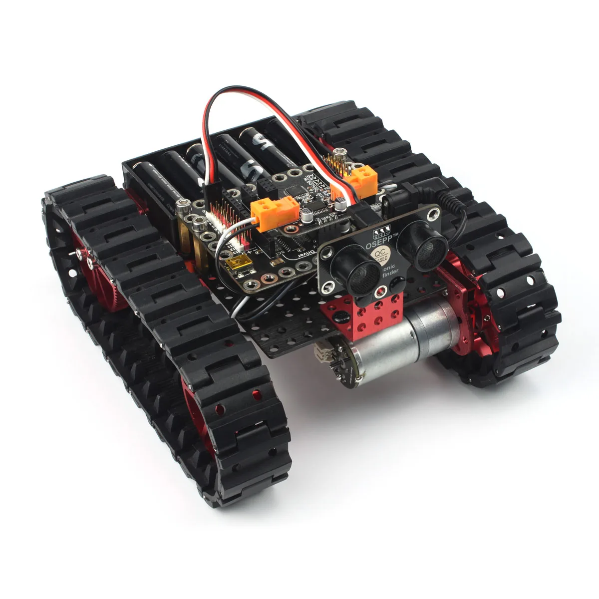 High-quality-aluminum-tank-robot-kit-Learn-DIY-mechanical-kit-RC-remote ...