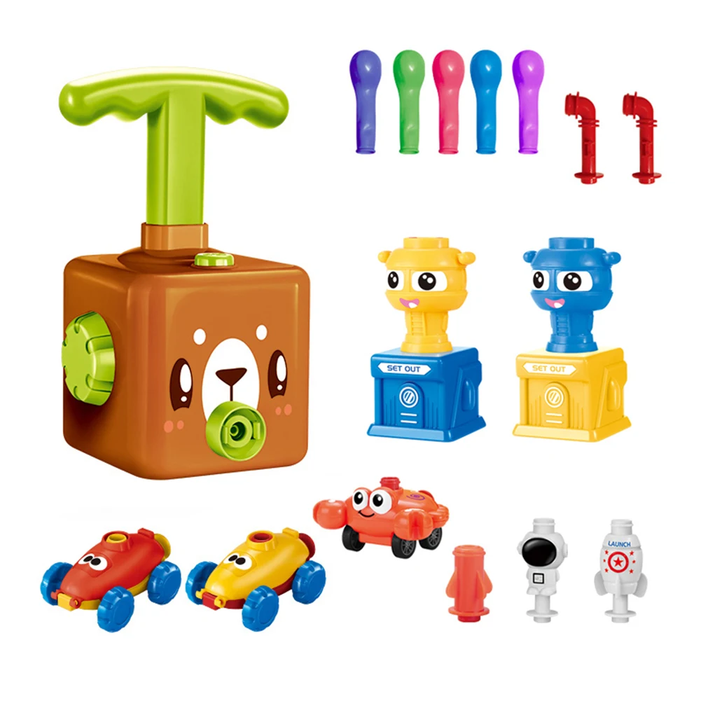 NEW Power Balloon Launch Tower Toy Puzzle Fun Education Inertia Air ...