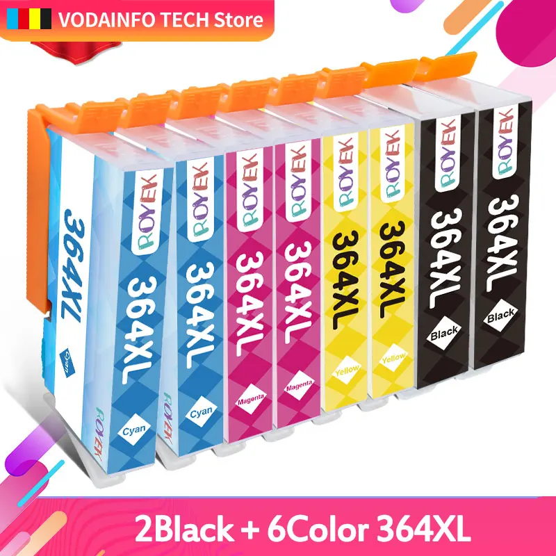 QSYRAINBOW-Ink-Cartridges-for-HP-364-XL-Deskjet-3522-3070a-3520 ...