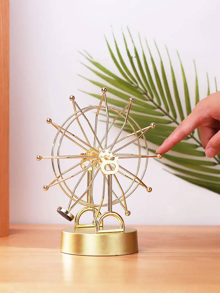 Grande roue rotative créative, appareil de mouvement perpétuel, boule à ...