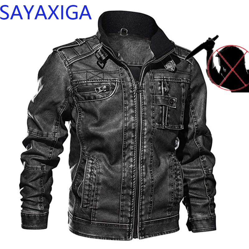 Slash-Proof-Self-defense-Jacket-anti-cut-PU-jacket-stab-resistant ...