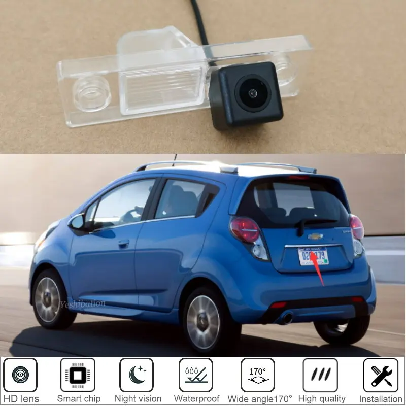 Car Rear View Reverse Camera For Chevy Chevrolet Spark Beat M300 2009 ...