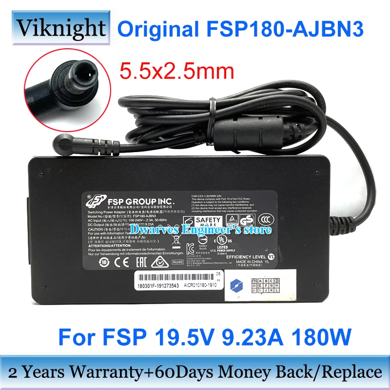 Genuine Fsp180-ajbn3 Ac Power Fsp Adapter 19.5v 9.23a Power Supply For ...