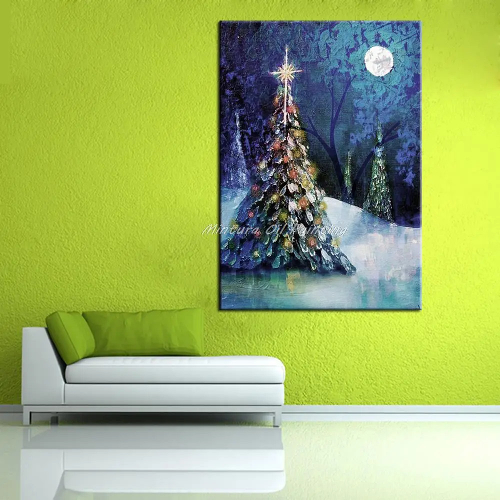 Christmas Tree Abstract Paintings