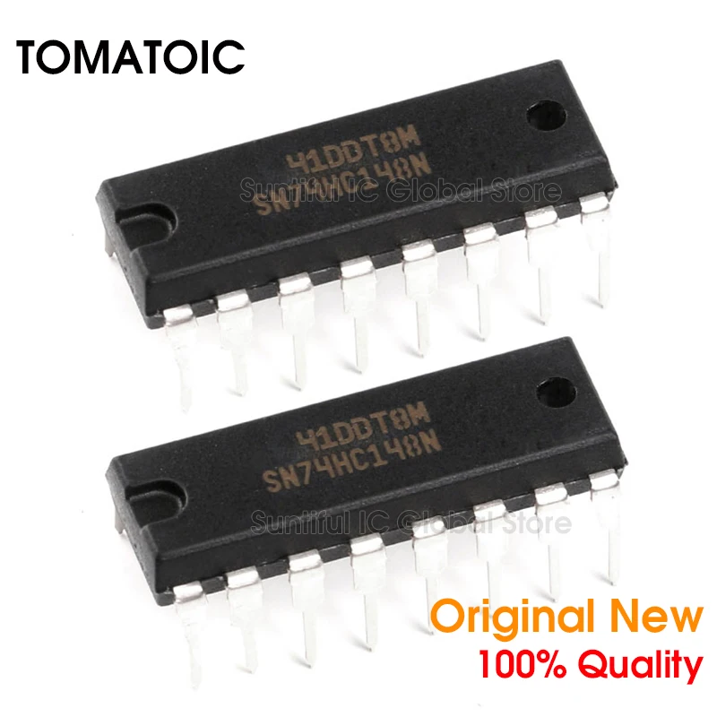 5PCS SN74HC148N DIP16 SN74HC148 74HC148N DIP 16 8 Line to 3 Line ...