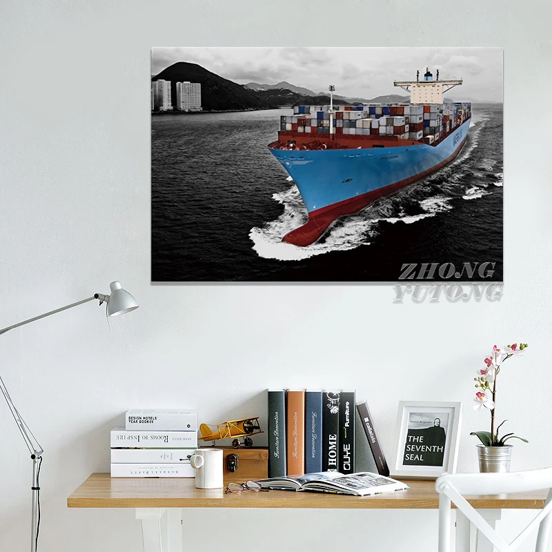 Cargo Ship Painting