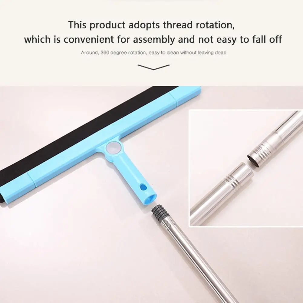 Lavette,Balai magique pour salle de bain,balai anti-poussière,connecteur rotatif,outil en ...