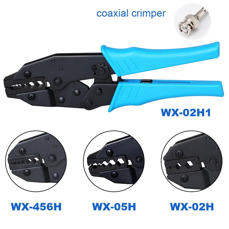 coaxial crimper for crimping RG58,RG59,BNC coax cable connectors RG8 ...