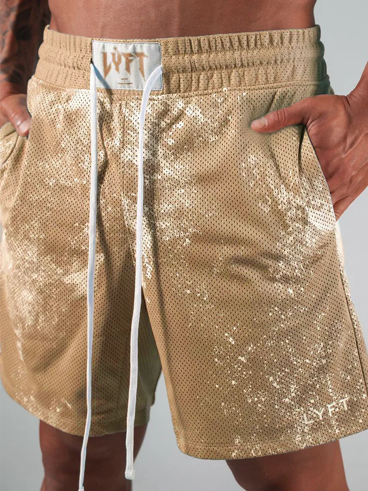 New muscle fitness brothers sports shorts men's equipment training ...