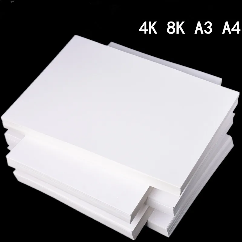 200g-White-Handmade-Cardboard-4K-8K-Painting-DIY-Sketch-Art-Paper-A3-A4-Thick-Paperboard ...