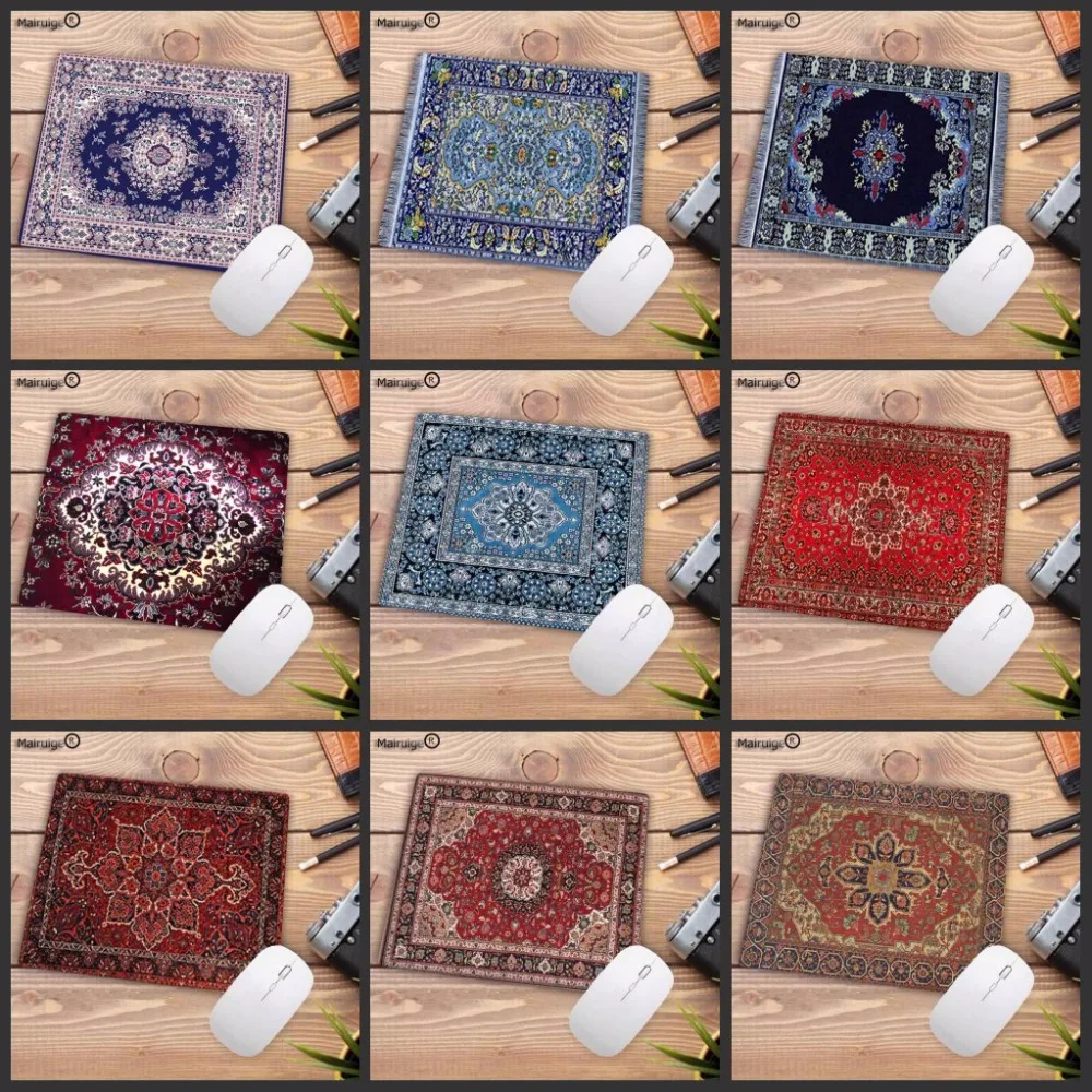 Mairuige Waterproof Persian Carpet Mouse Pad 22x18cm Gaming Desk Mat ...