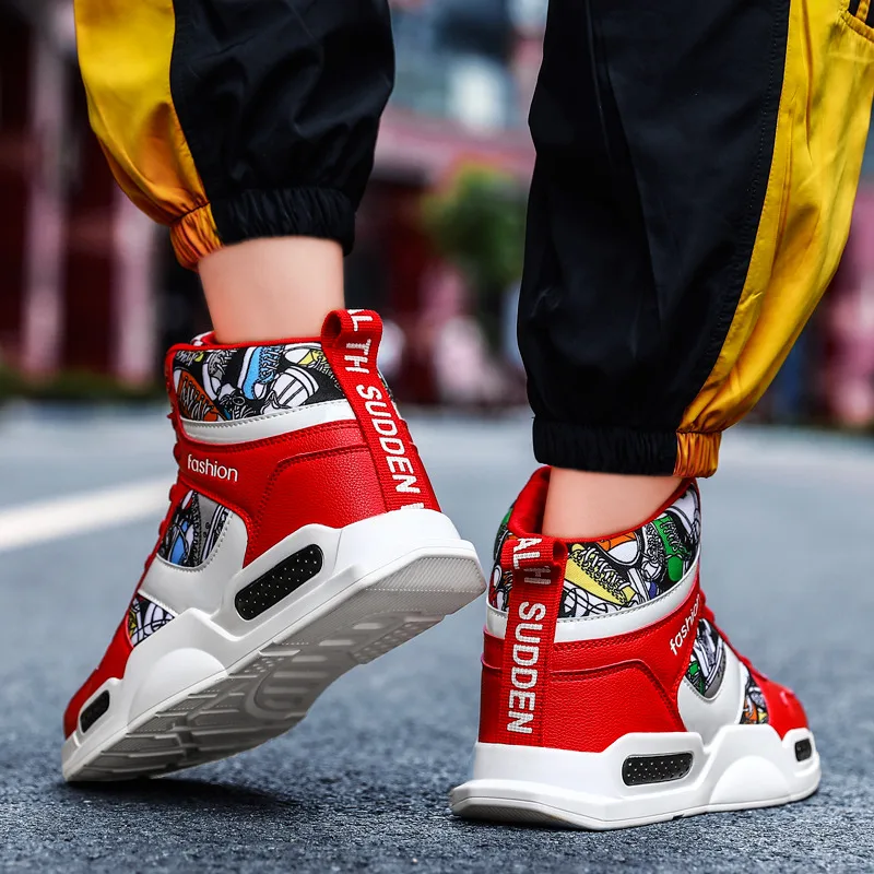 Red Sneakers Outfit Men