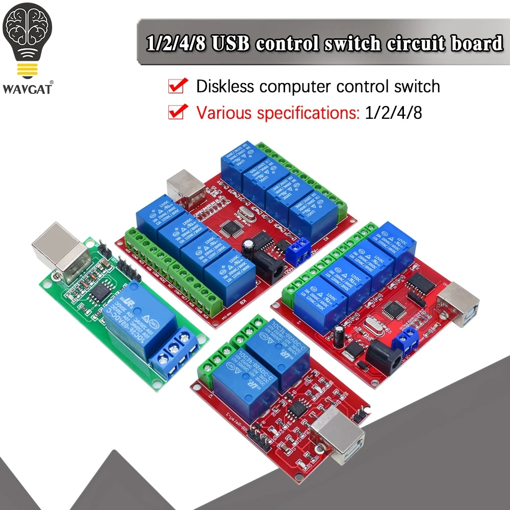 5V-12V-1-2-4-8-Channel-USB-Relay-Control-Switch-Programmable-Computer ...