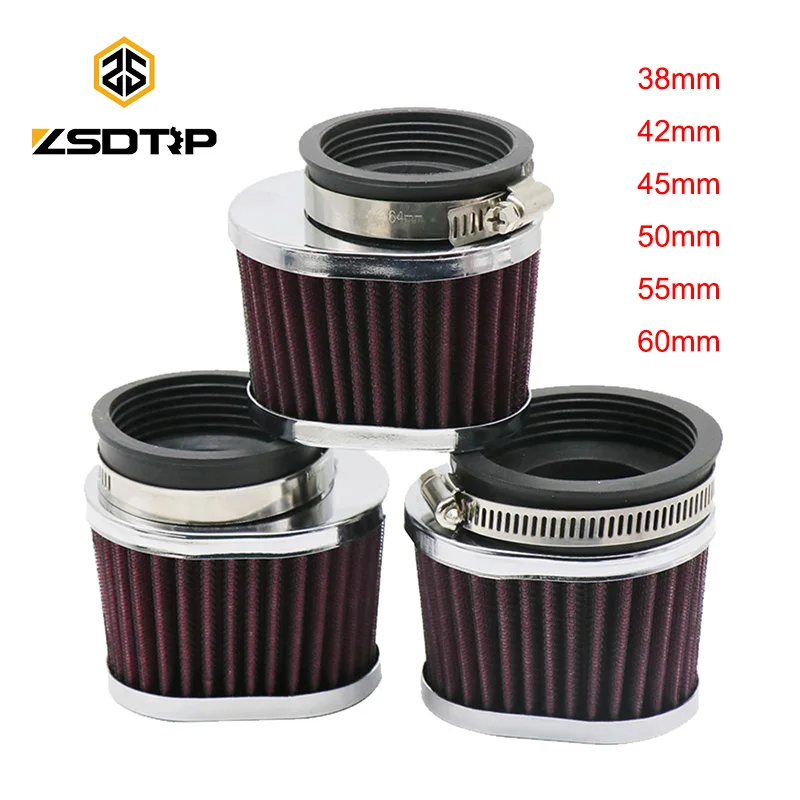 ZSDTRP-High-Performance-Motorcycle-Air-Filter-38-42-45-50-55-60mm ...