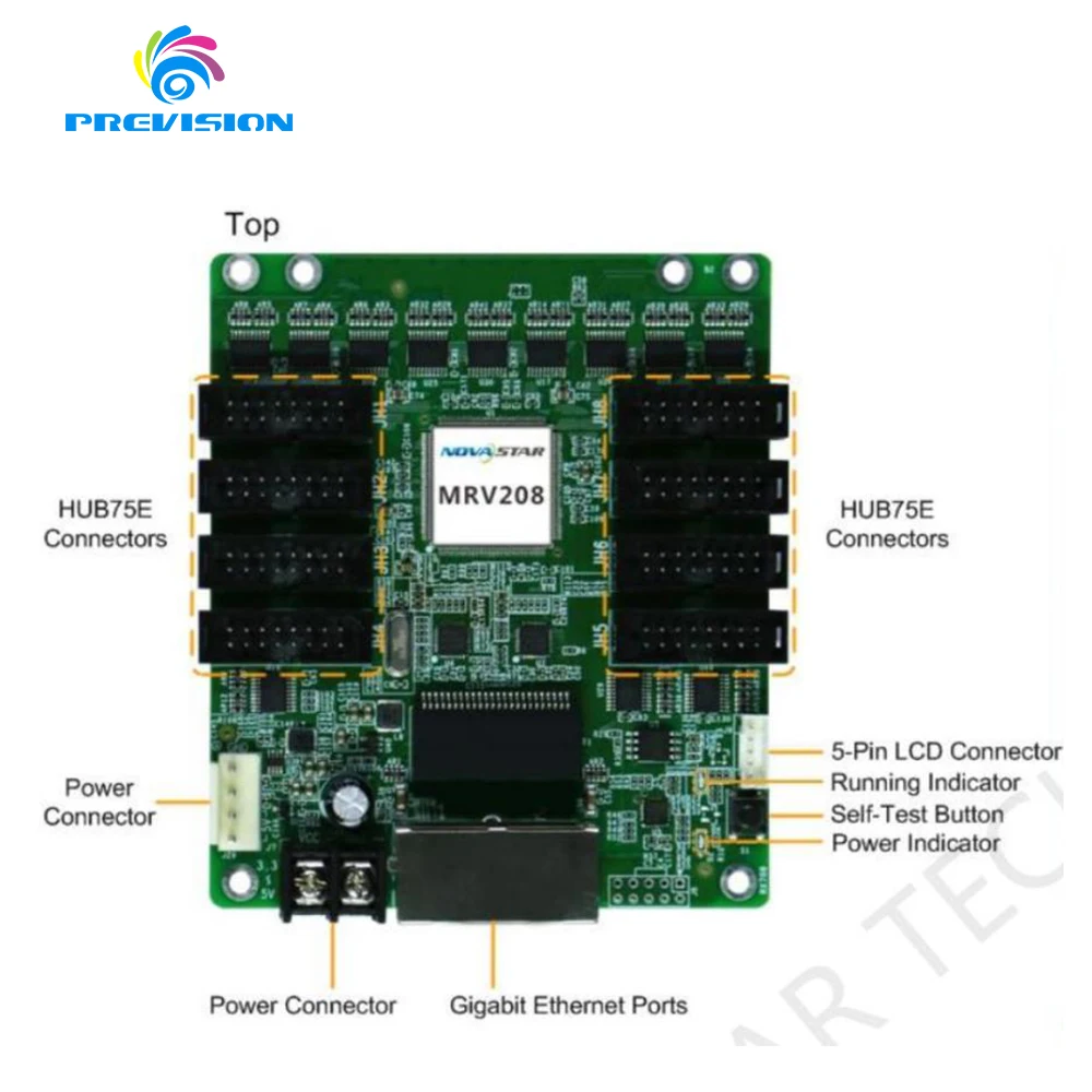 Novastar Mrv208-1 Erhalt Karte Mit 8 Hub75 Port Nova Control Karte Für ...