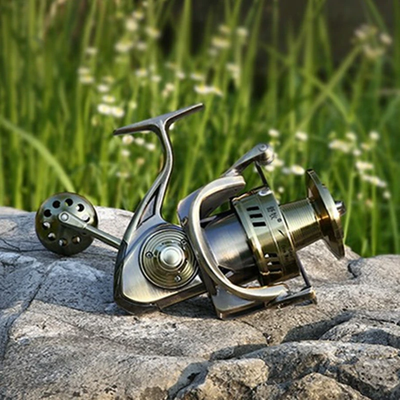 Real Full Metal Fishing Reel Powerful 12000 Coil Prevent Seawater ...