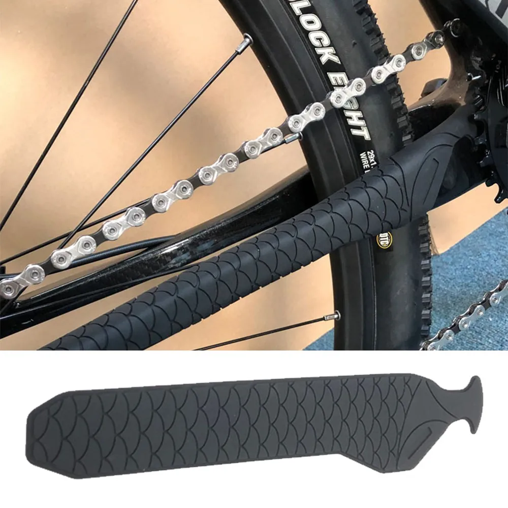 MTB-Bike-Chain-Postado-Guardas-Silicone-Frame-Protetor-Resistente-a ...
