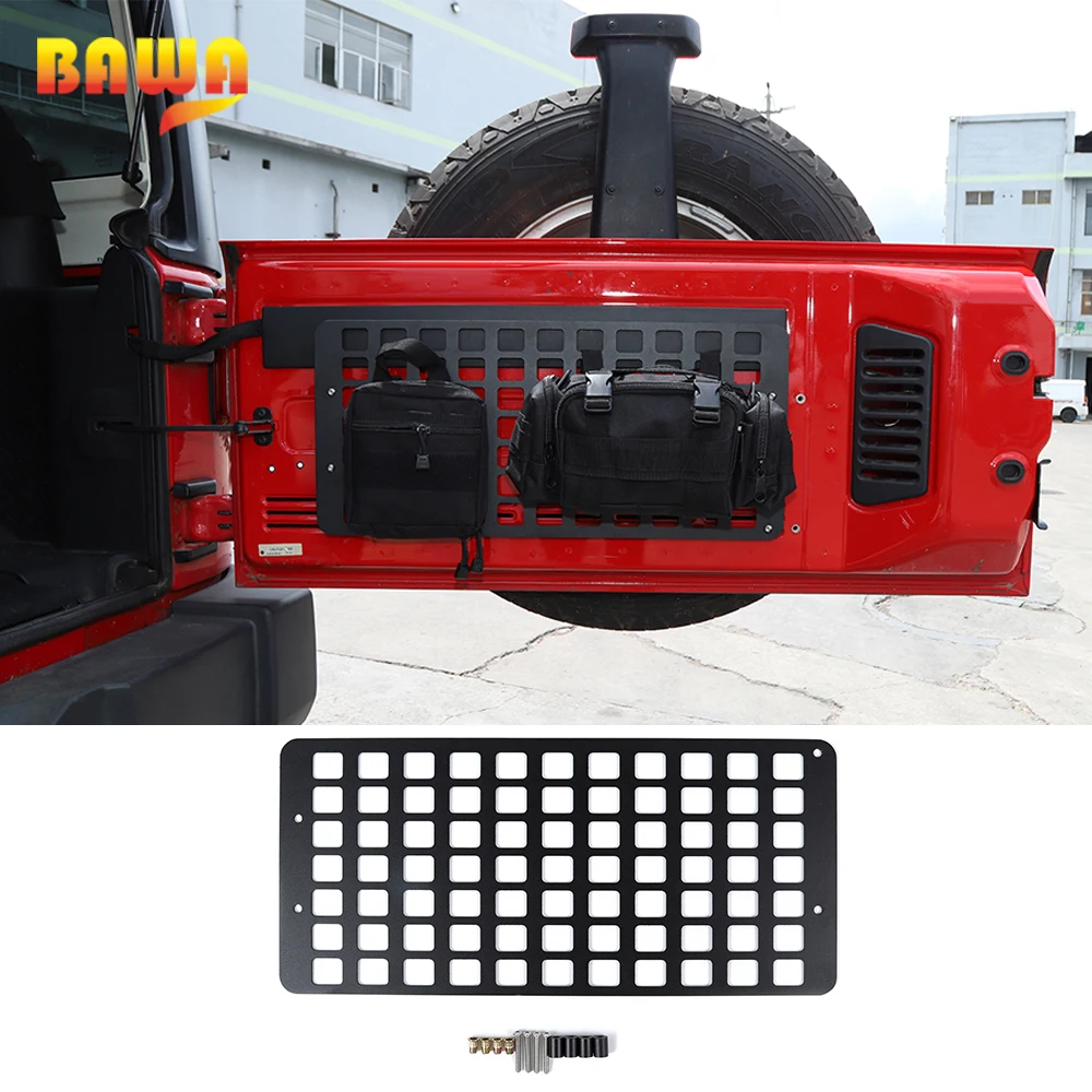 Bawa Car Rear Tailgate Storage Racks For Jeep Wrangler Jk 2007 ...
