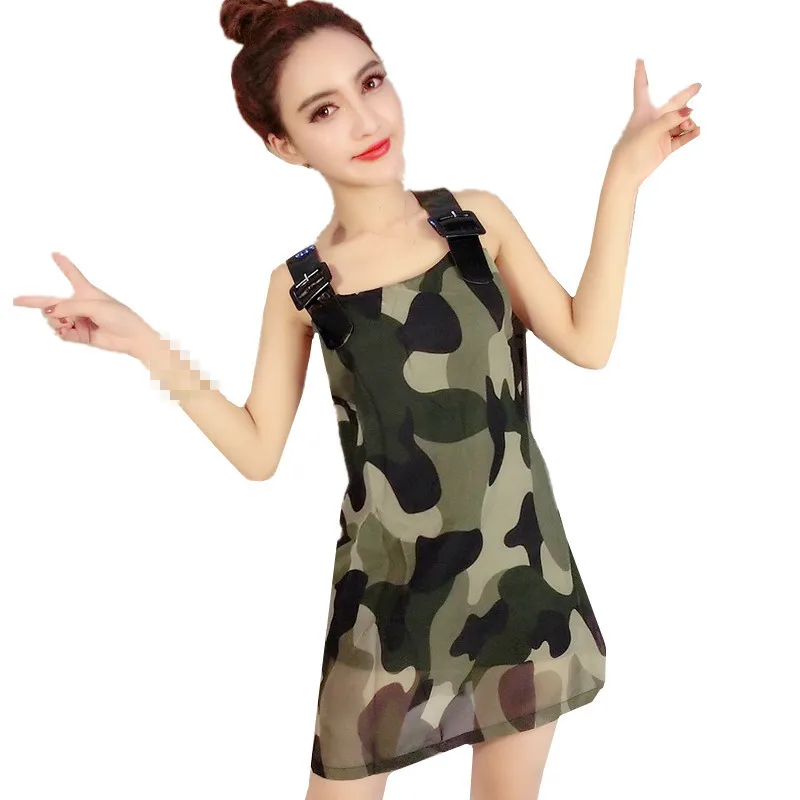 B2365 summer 2020 new women fashionable nightclub Sexy military ...