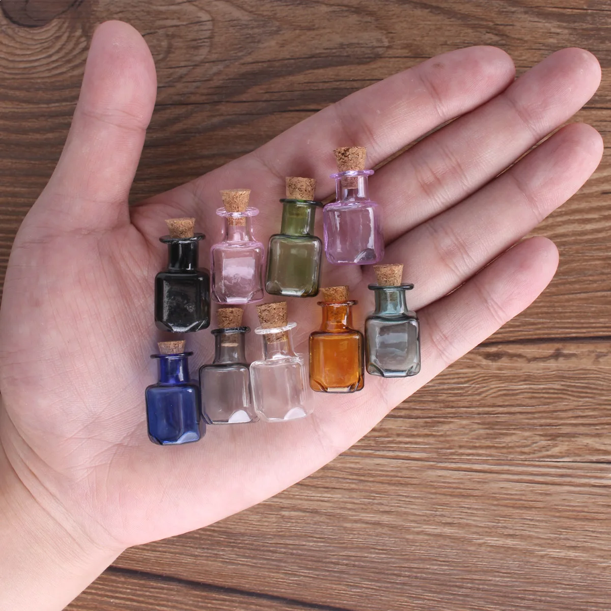 Small Colored Glass Bottles