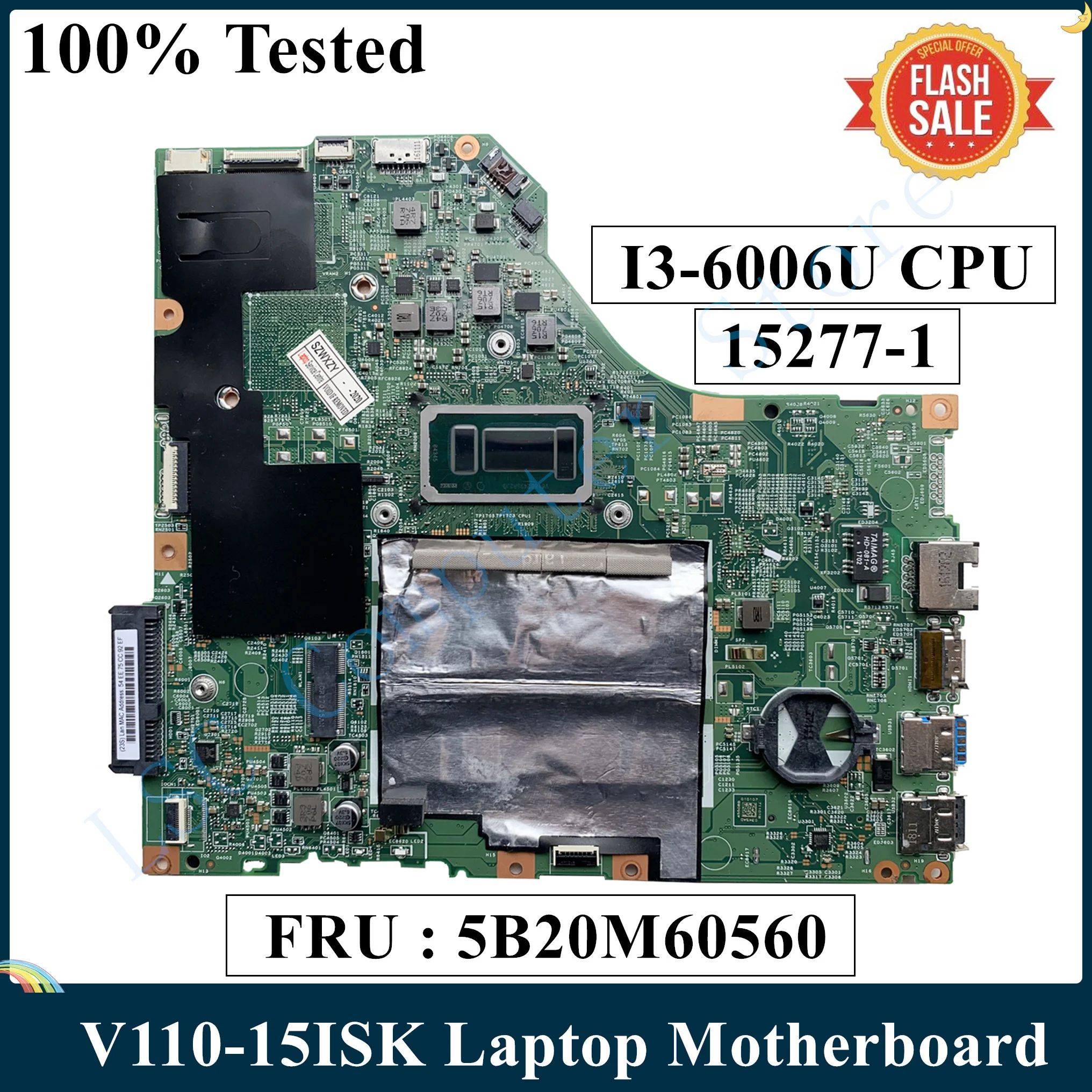 LSC-Refurbished-For-Lenovo-V110-15ISK-Laptop-Motherboard-With-I3-6006U ...