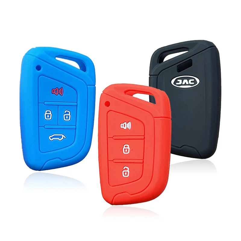 Silicone-rubber-car-key-fob-Protected-skin-cover-case-shell-for-JAC-T50 ...