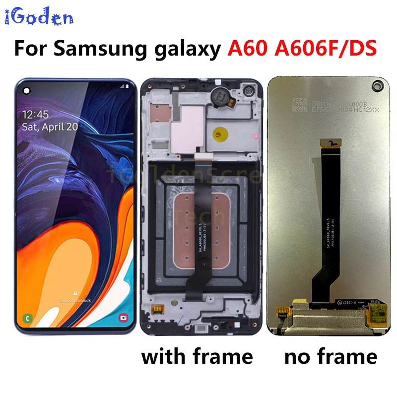 For Samsung galaxy A60 A606F/DS A6060 LCD Display Touch Screen ...