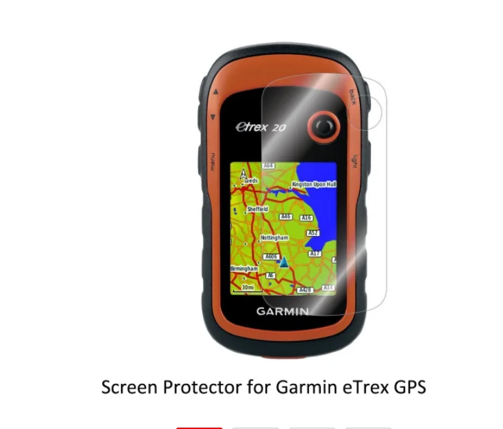 3* Clear LCD Film Anti-Scratch Screen Protector for Hiking Handheld GPS ...