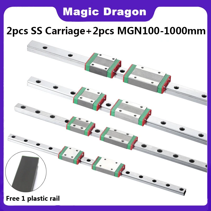 Mgn12 Miniature Linear Rail Slide | Linear Guide Rail Mgn15 1000mm ...