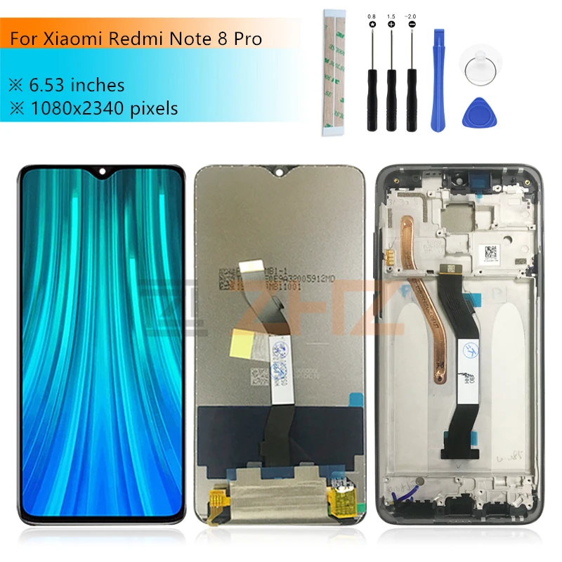 For Xiaomi Redmi Note 8 Pro Lcd Display Touch Screen Digitizer Assembly ...