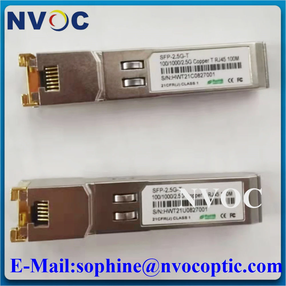 2.5Gbps 100M Copper SFP Transceiver 2.5G Copper RJ45 SFP+Transceiver ...