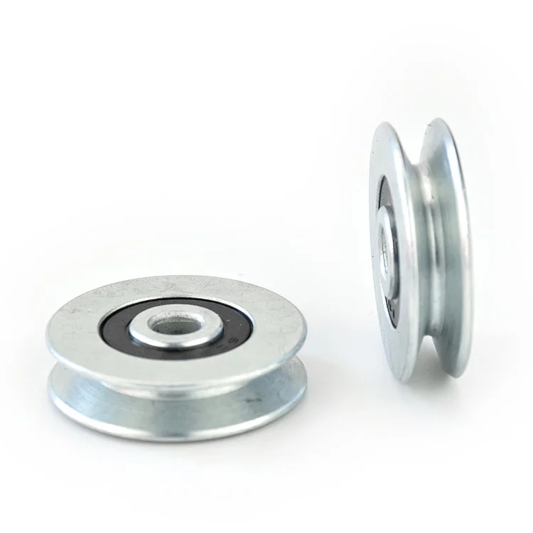 2pcs 6*33*8mm V-groove wire groove over-line hanging wheel guide wheel ...