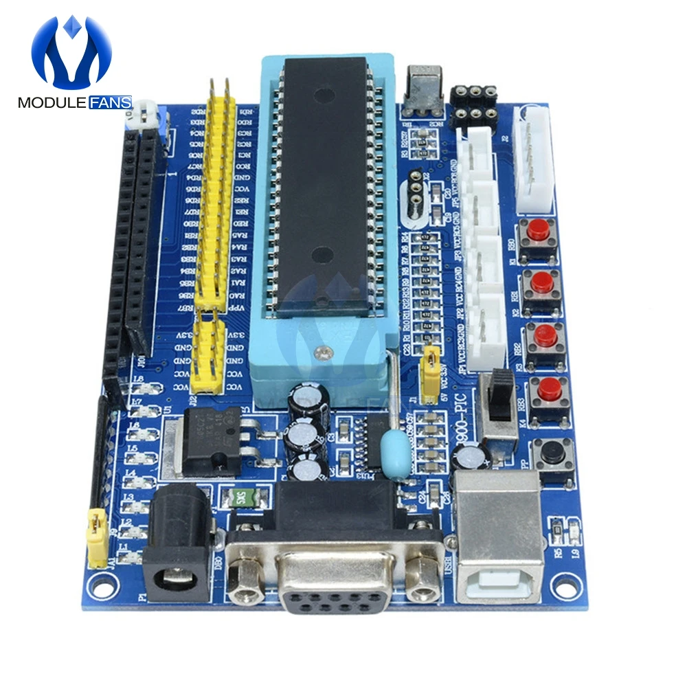 Generic Dc 12v Pic16f877a Pic Minimum System Development Board Emulator Jtag Icsp Program ...