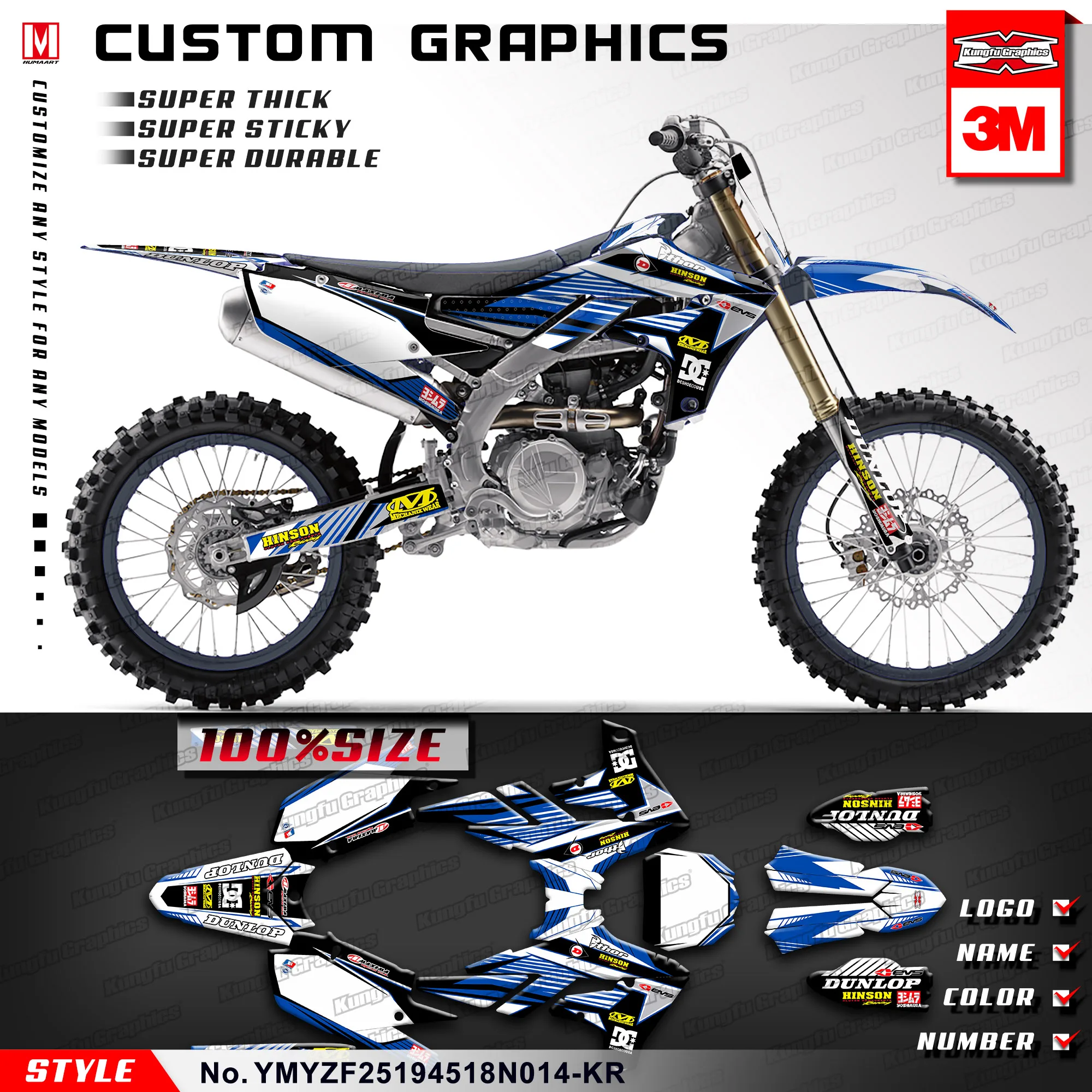 2022 Yamaha Yz250f Graphics