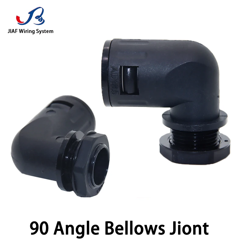 10Pcs-90-Angel-Corrugated-Tube-Jiont-Wire-Cable-Corrugated-Casing ...