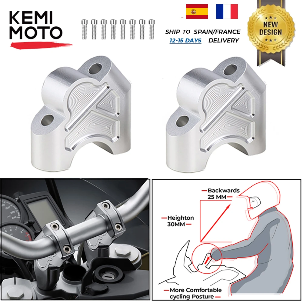 R1250gs Handlebar Riser For Bmw R1200gs Lc R 1200 Gs Adventure Adv 2014 ...