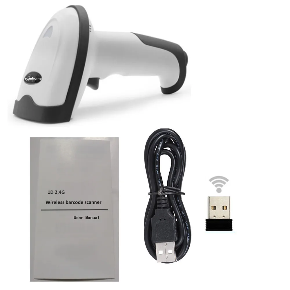 New Wireless 1d Barcode Laser Scanner Gun Express Single Dedicated ...