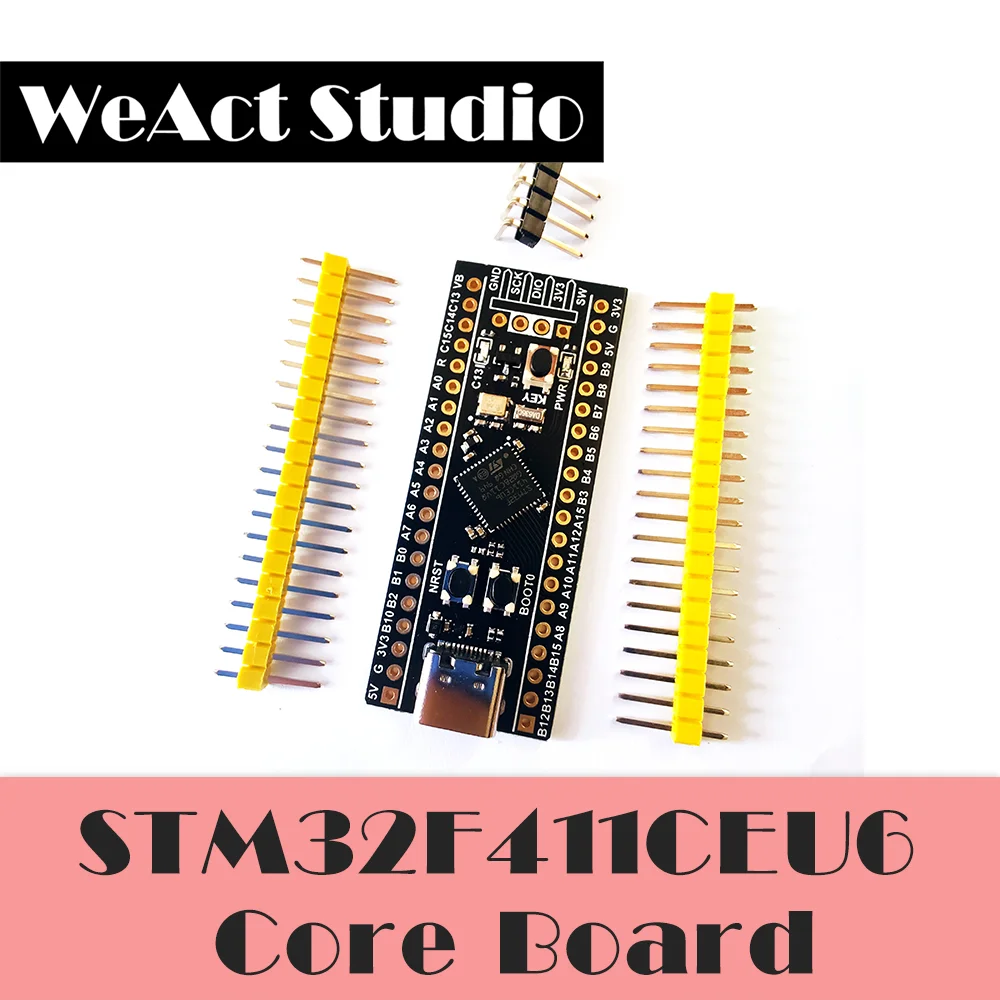 WeAct STM32F411CEU6 STM32F411 STM32F4 V3.1 학습 보드 Micropython PYBoard ...