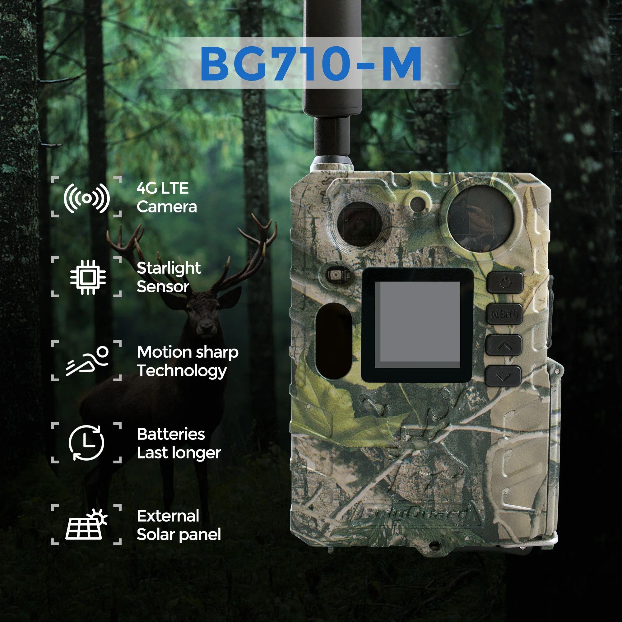 Boly Bg710-m 4g Wireless Hunting Trail Camera 940nm Black Ir Night ...