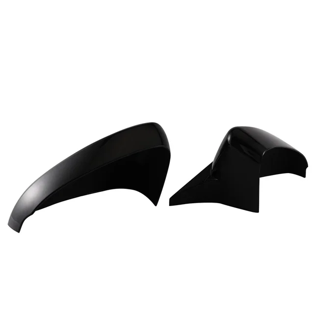 Glossy Black Rearview Mirror Cover Door Side Wing Mirror Caps Trim ...