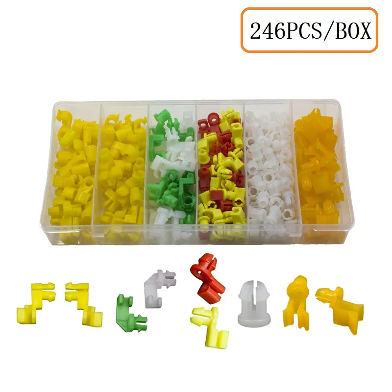 Universal-Car-Door-Panel-Left-Right-Lock-Rod-Clip-Side-Bumper-Fender ...