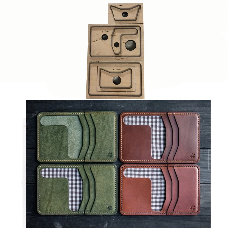 4pcs-set-Japan-Steel-Blade-wooden-die-Cutter-DIY-leather-Wallet ...