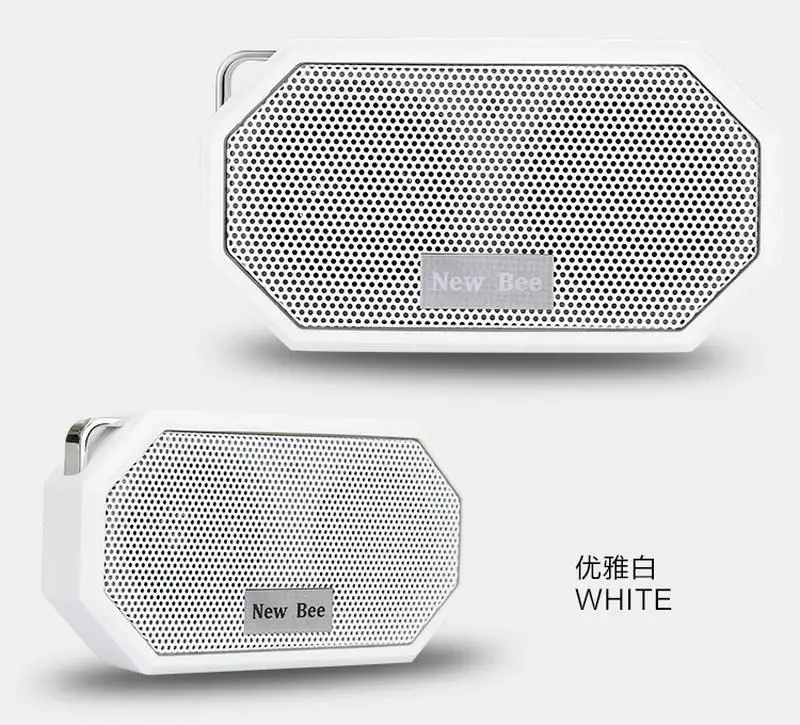 20pc 방수 야외 무선 블루투스 스피커 미니 서브 우퍼 샤워 휴대용 스피커 핸즈프리 마이크 전화휴대용 스피커