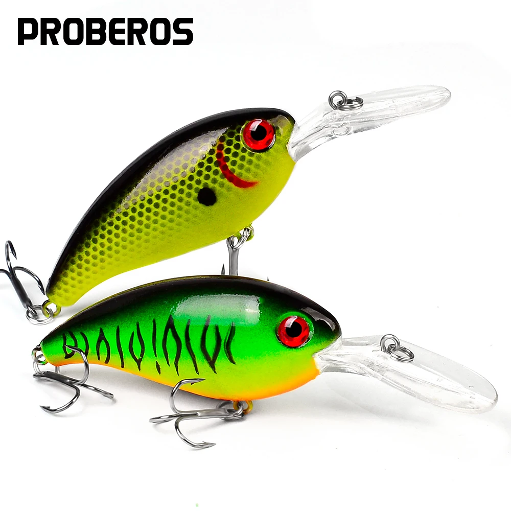 PROBEROS-1PC-Fishing-Lure-Big-Crankbait-Minnow-Bass-14g-0-49oz-3D-Eyes ...