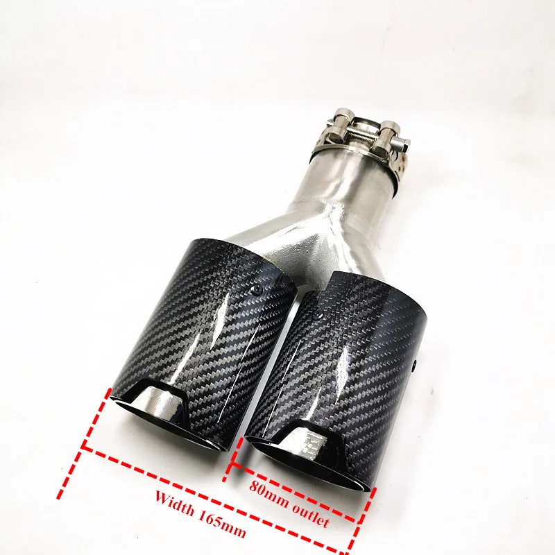 M Performance Carbon Fiber Dual Exhaust Tips for BMW | 80mm outlet